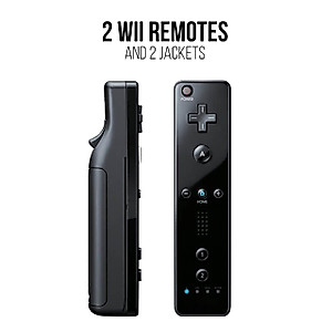 Nintendo Wii Console, Black Premium Bundle (Renewed)