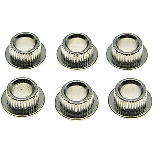 Dopro Metal Nickel 10mm Guitar Tuners Conversion Bushings Ferrules for Vintage Guitar Tuning Keys