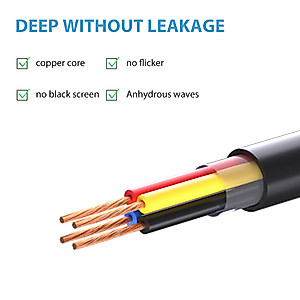 YACSEJAO 90 Degree Mini HDMI to HDMI Cable 15CM High Speed Right Angle HDMI Extension Cable, 2 Pack High Speed Gold Plated Swivel Converter（Left Angle+Right Angle）