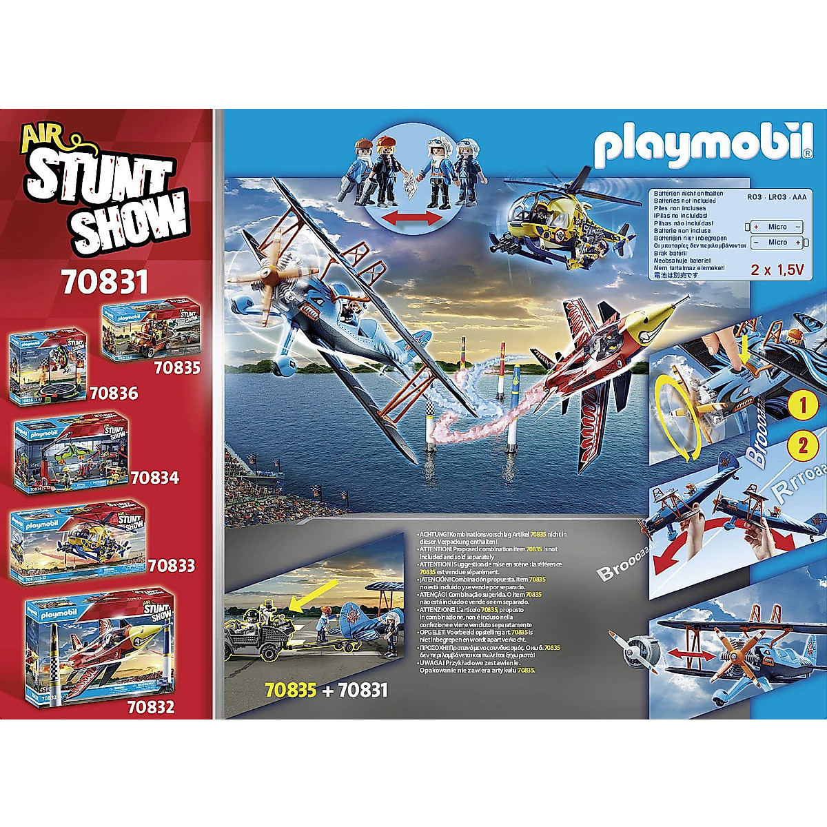 Playmobil Air Stunt Show Phoenix Biplane