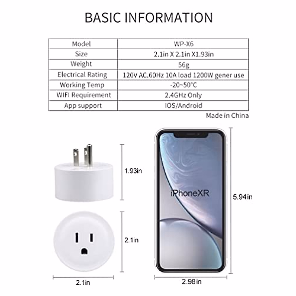 Alexa Smart Plug,2.4G Wi-Fi Outlet Socket Work with Alexa and Google Home,Mini Smart Plug Voice Remote Control Timer Device Sharing (2 Pack)