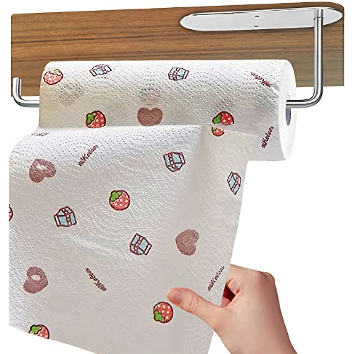 Emblshnt Under Counter Paper Towel Holder Wall Mount Paper Towel Holder, Hanging Paper Towel Holder Under Cabinet Paper Towel Holder, Wall Paper Towel Holder Wall Mounted, Paper Towel Holders