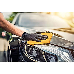 Simple Houseware Professional Grade Ultra Plush Premium Microfiber Towels, 410 GSM (16 inch x 24 Inch) (6 Pack) - Safe for Car Wash, Home Cleaning & Pet Drying Cloths