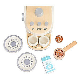 New Classic Toys 10705 Coffee Maker, Multicolor (White), 3 years to 9 years