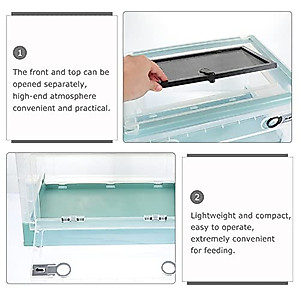 Hamster Travel Carrier Hamster Cage- Large Guinea Pig Cage Haven Habitat- Small Animal Cage for Hamster, Guinea Pig, Gerbil- Includes Exercise Wheel, Water Bottle