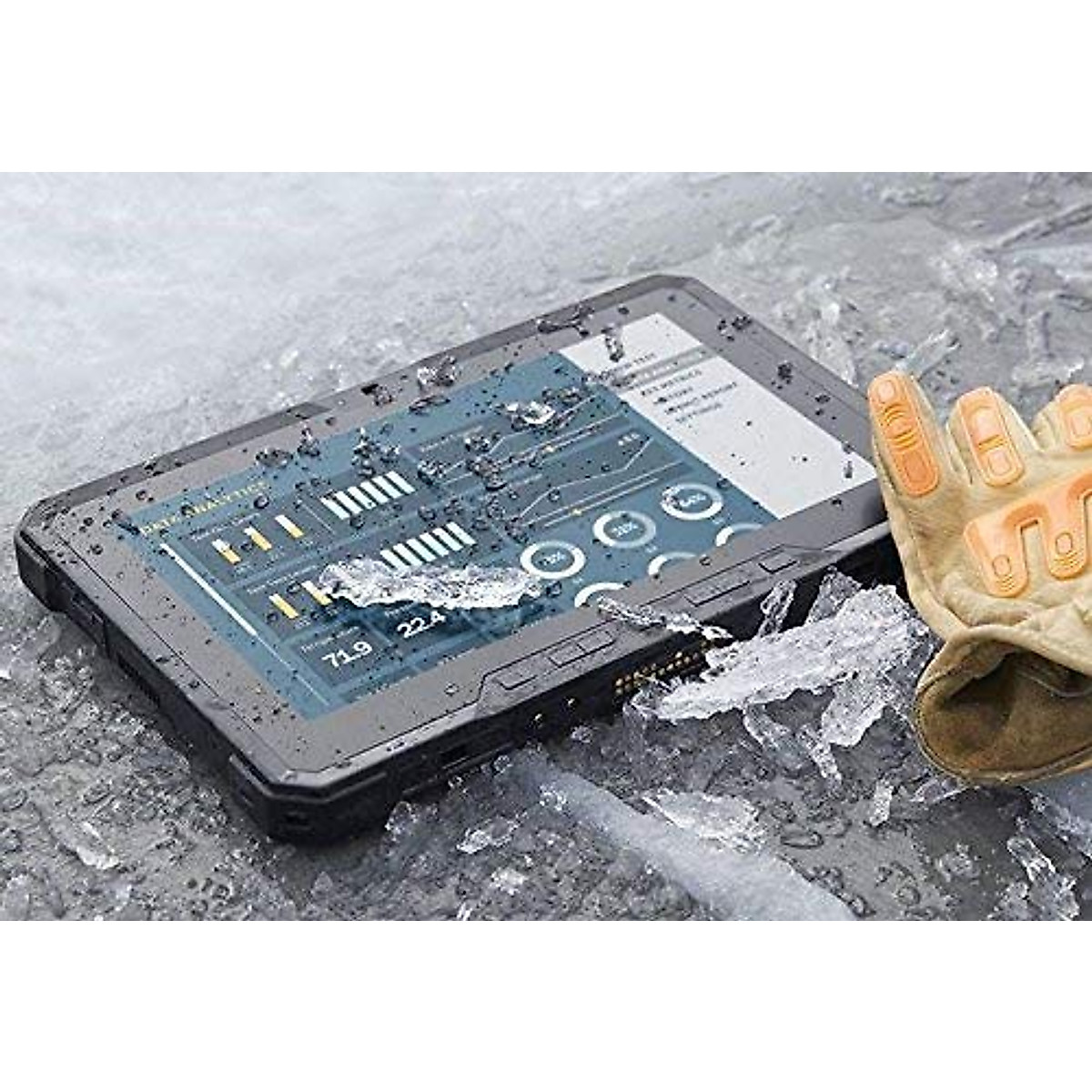 Dell Latitude 12 7000 7202 RUGGED 11.6 inches HD TouchScreen Outdoor Business Tablet - Intel Core M-5Y71, 256GB SSD, 8GB RAM, 2 Webcam, Windows 10 Pro - Warranty 2021 (Renewed)