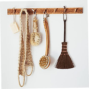 SEWOART 1pc Brown Silk Broom Toy Broom Hamster Mini Broom Household Brooms Mini Tea Cups Natural Palm Broom Home Cleaning Tools Brush Grubber Teapot Cleaning Brush Duster Adorable Broom