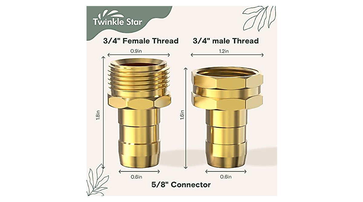 Twinkle Star Garden Hose Repair Connector Kit - Leak-Free Fixes