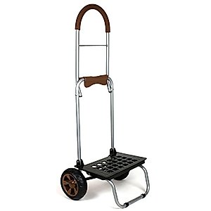 dbest products Trolley Dolly MM, Brown Handtruck Cart Hardware Garden Utility