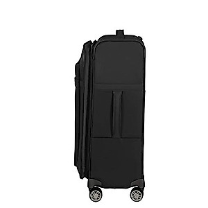 Samsonite Airea Luggage- Suitcase, Spinner M Expandable (67 cm - 81.5 L), Black (Black)