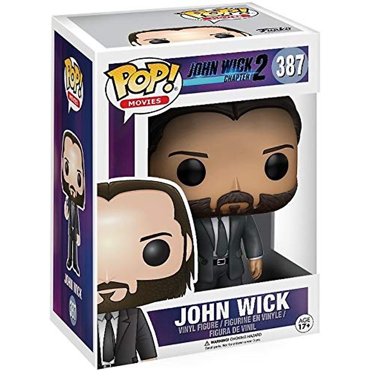 John Wick Chapter 2 Funko Pop! Vinyl Figure - 3.75" Multicolored with Compatible Box Protector Case