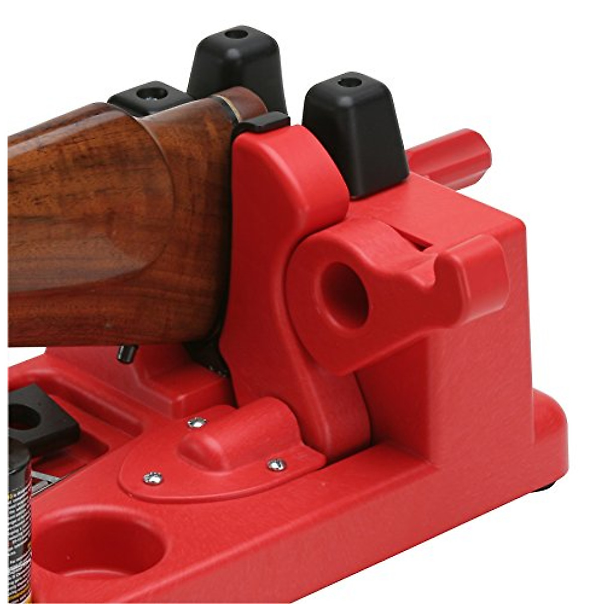 MTM GV30 Gun Vise for Gunsmithing work and Cleaning Kit, Free Standing, 11 Compartments, USA Made, Red