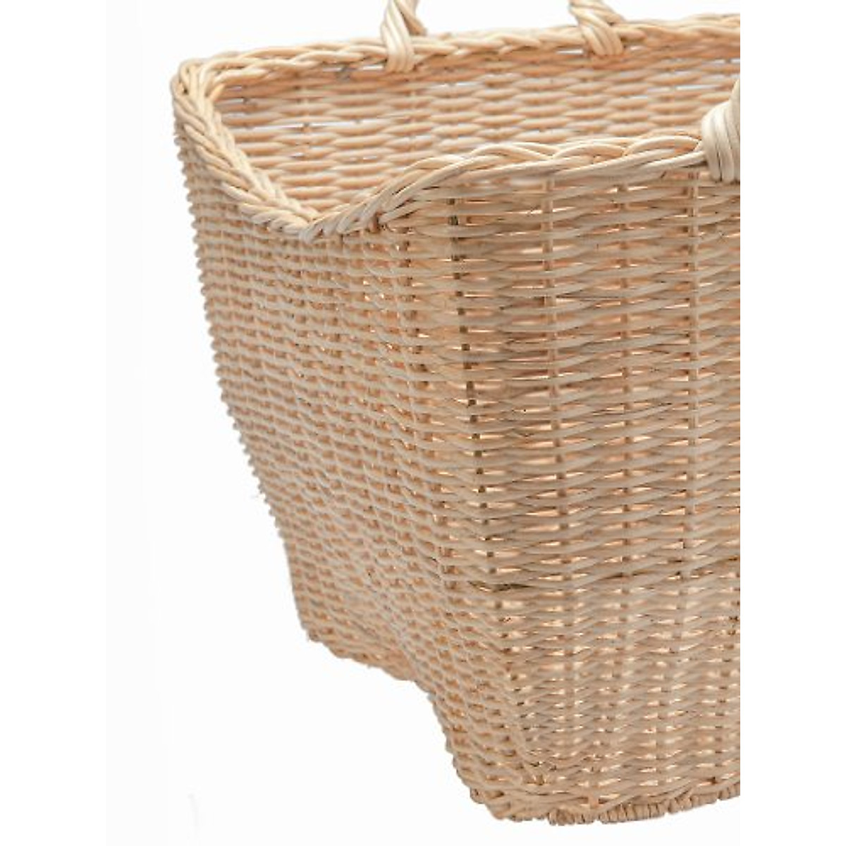 KOUBOO 1060053 Wicker Laundry Basket with Liner, 21.5" x 16" x 15.5", Natural Color