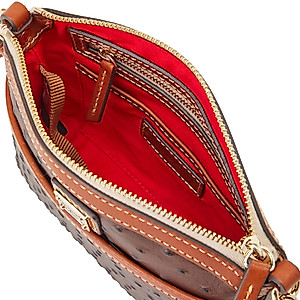 Dooney & Bourke Ostrich Domed Crossbody Shoulder Bag