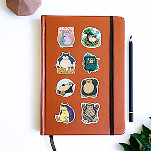 52Pcs Cute Anime Stickers Pack, Cartoon Aesthetic Vinyl Waterproof Sticker Decals for Water Bottle,Laptop,Phone,Hard Hat,Skateboard,Scrapbooking,Bumper for Kids Teens Adults