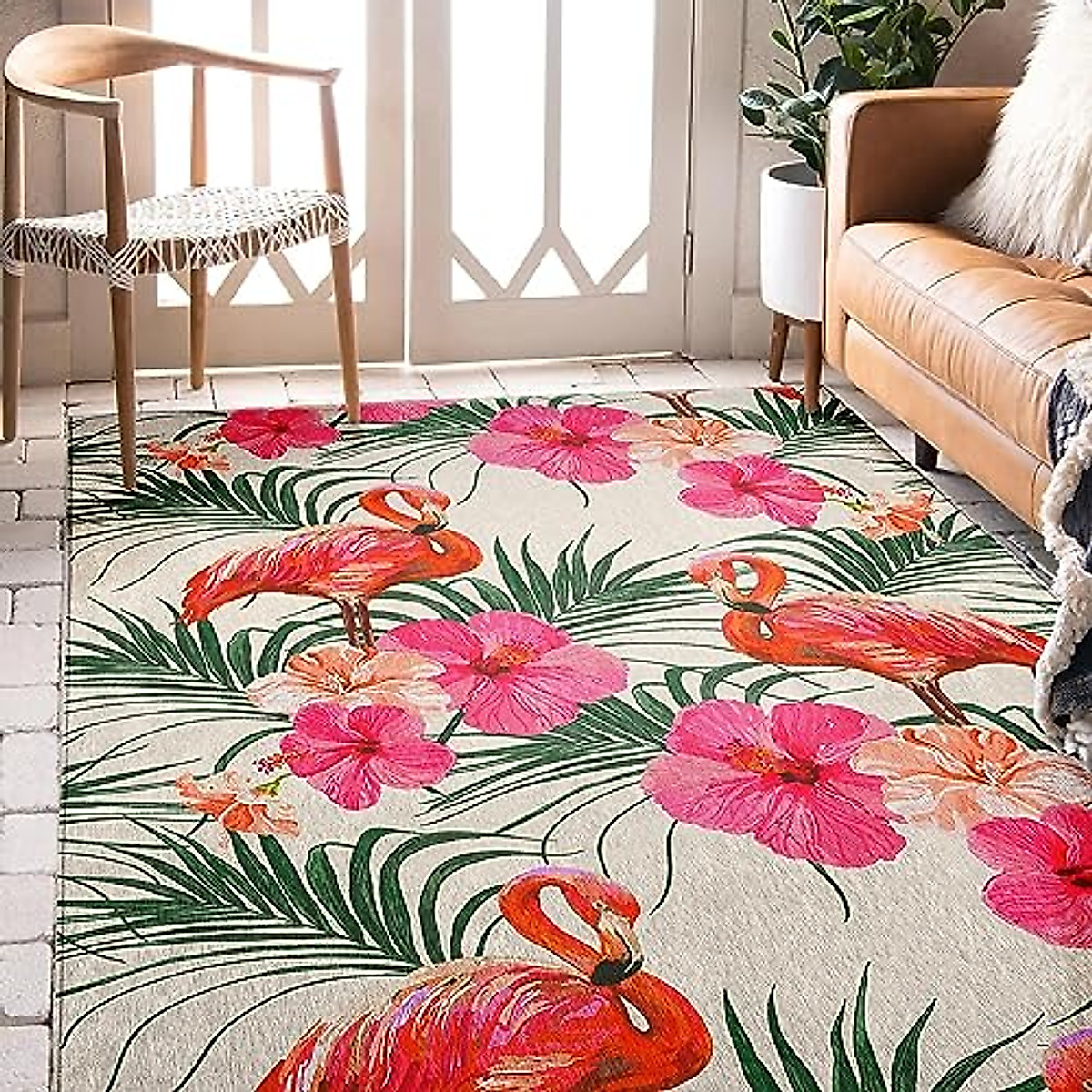 Dalyn Rugs Indoor/Outdoor Tropics TC12 Ivory Washable 8' x 10' Rug