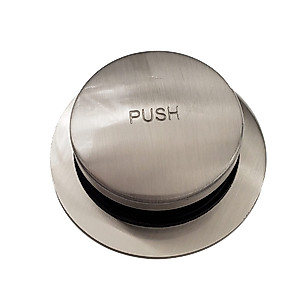 Westrbass Tip Toe Universal Tub Trim with One-Hole Faceplate, Satin Nickel, D931K-07