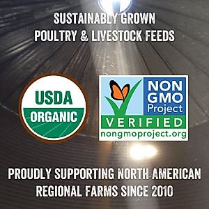 Scratch and Peck Feeds Starter Crumbles Chick Feed with Grub Protein - 25-lbs. - Certified Organic, Non-GMO Project Verified