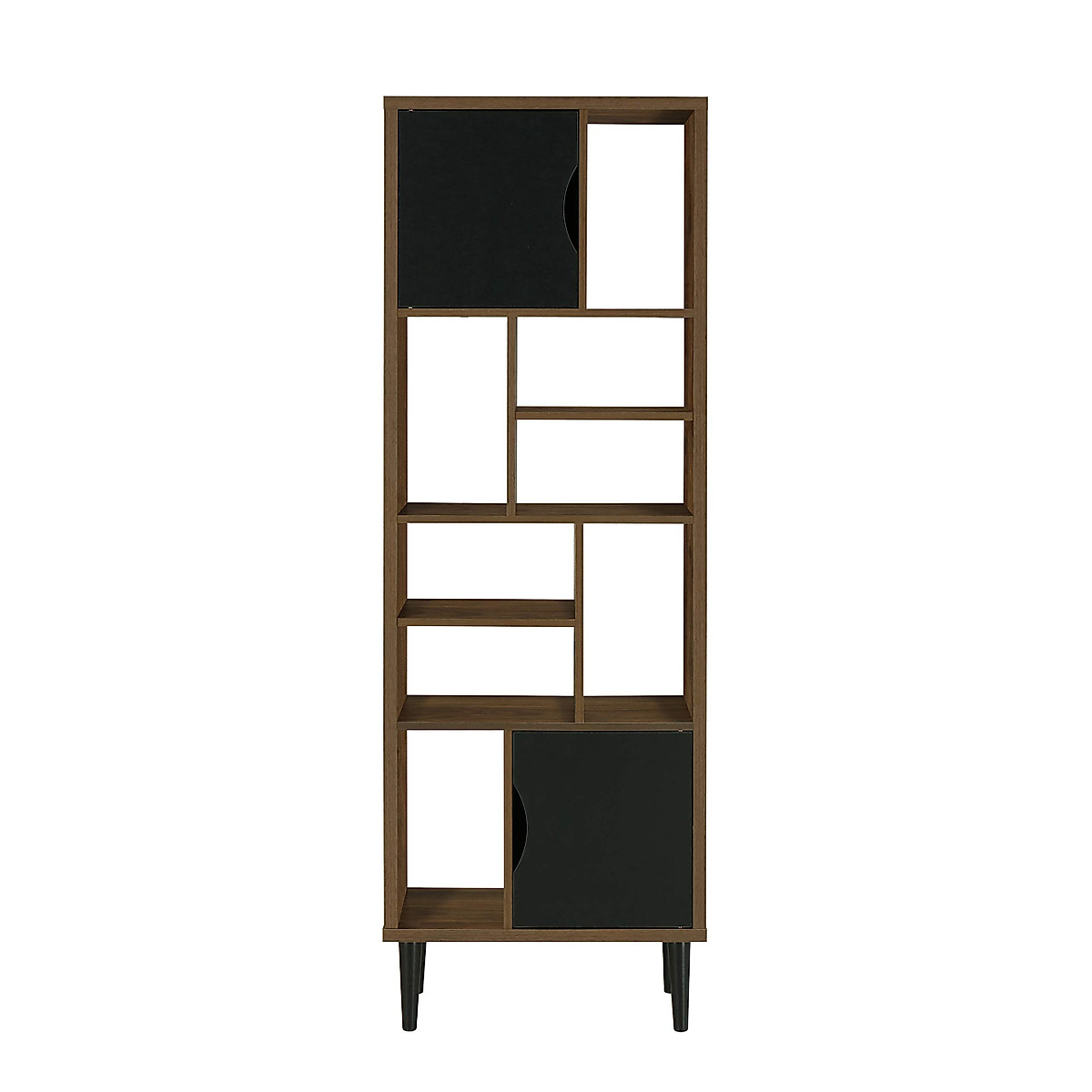 OS Home and Office Display bookcase, Danish Walnut