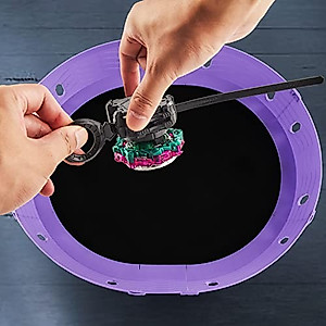 Bey Stadium Top Burst Set-Battle Game with 1Detachable Stadium, 2 Latest Style Battling Top Toys and 2 Launchers-Toy Gift for Boys Kids Ages 6 7 8 9 10 11 12 Years Old