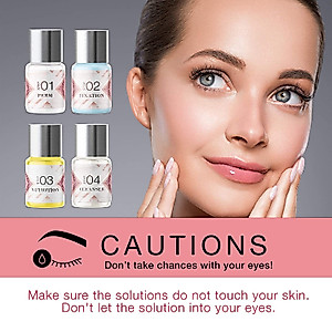 Lash Lift Kit, Eyelash Perm Kit, Professional Eyelash Lash Extensions, Lash Curling, Semi-Permanent Curling Perming Wave Suitable For Salon