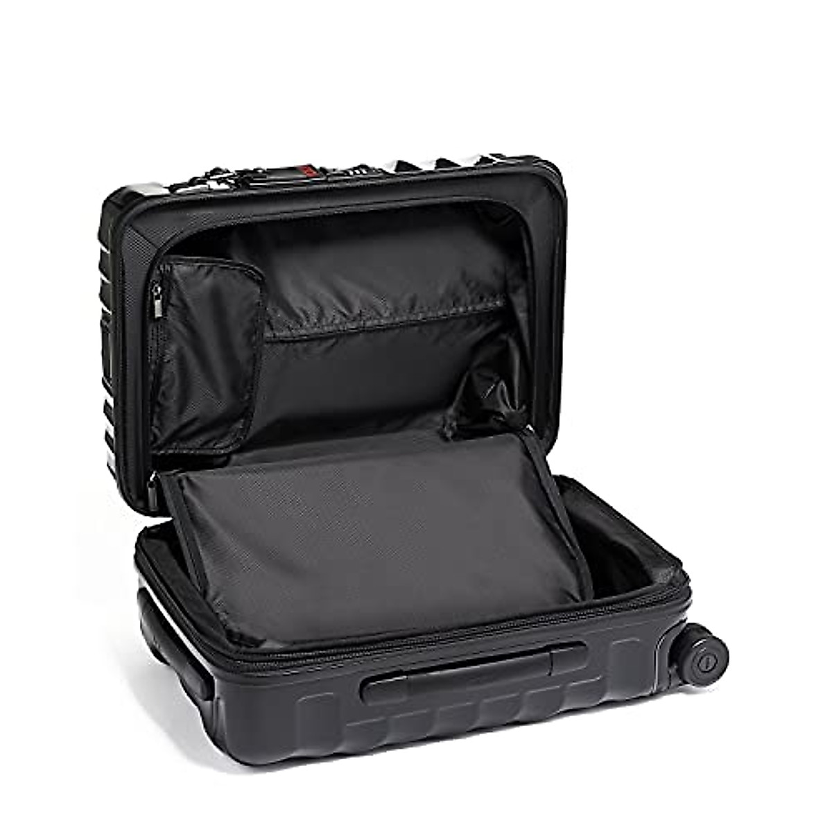 TUMI 19 Degree International Expandable 4-Wheel Carry On - Hard Shell Carry On Luggage - Rolling Carry On Luggage for Plane & International Travel - Black
