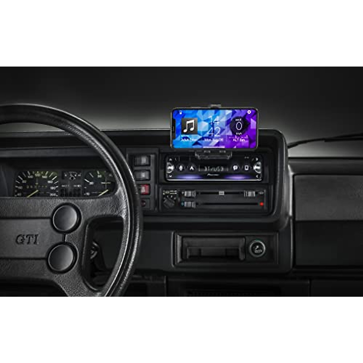 PIONEER SPH10BT Single-DIN in-Dash Mechless Smart Sync Receiver with Bluetooth