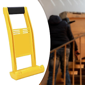 Leefasy Plywood Wood Panel Carrier, Wooden Board Lifter, Multifunction, Save Effort for Plywood, Drywall, Plasterboard, Yellow