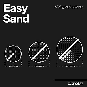 Evercoat Easy Sand Polyester Finishing & Blending Putty for Steel, Fiberglass & More - 30 Fl Oz