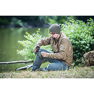 Helikon-Tex Wanderer Cap, Olive Green color, Merino Wool, Bushcraft Line