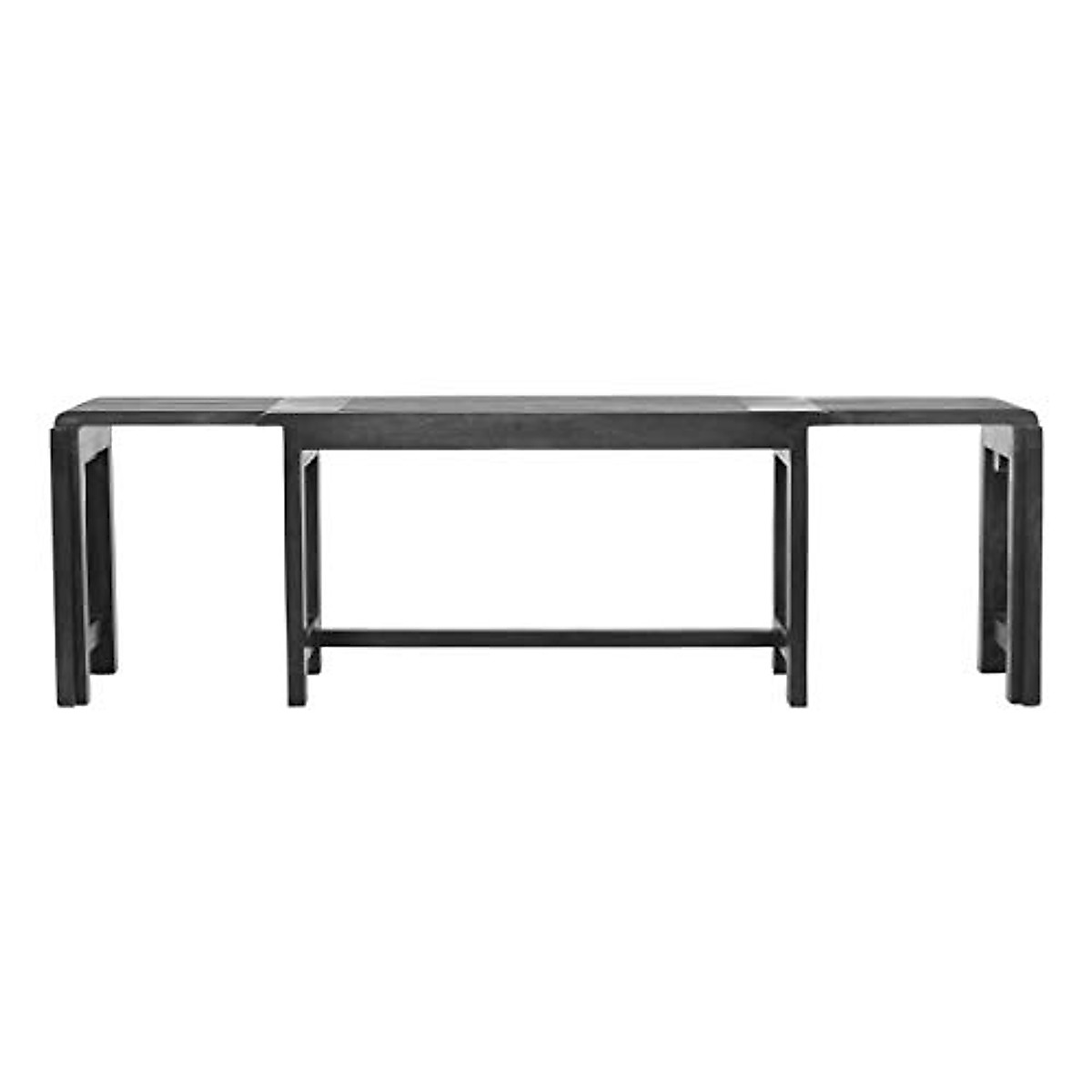 Jofran Bradford Extendable Solid Wood Hallway Bench, Grey