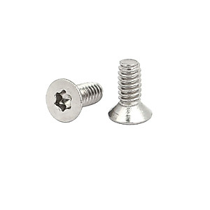 uxcell® M1.6x4mm T4 304 Stainless Steel Flat Torx Head Screw 100pcs