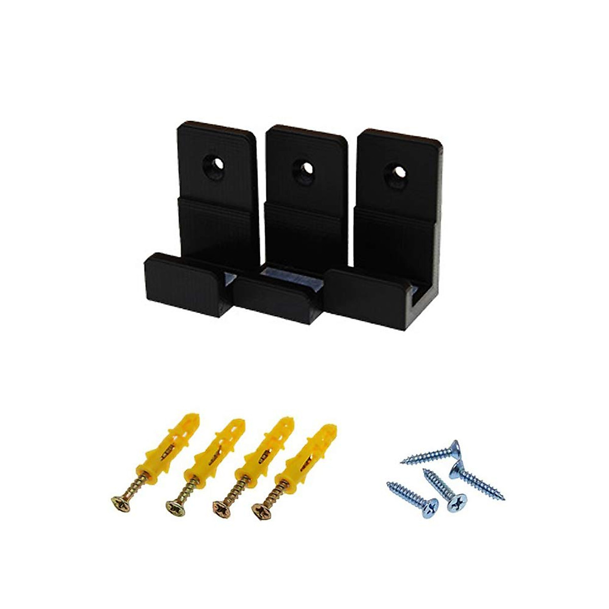 New Game Storage Set Bracket Wall Mount Console Stand Controller Holder Host Rack(2 sets-For PS4 Pro,black)