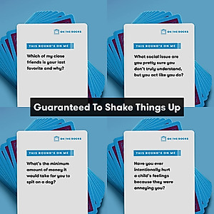 Truth or Drink: On The Rocks Edition by Cut – Explore Deep Thoughts and Beliefs with 400+ Intriguing Icebreaker Questions (Stand-Alone or Expansion Pack)