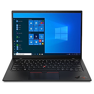 Lenovo Thinkpadx1 Carbon Gen9 Intel Evo Core i7-1185G7| Windows11 Pro| 14inch WQXGA 16:10 IPS Display| Backlit Keyboard| Thunderbolt4| Wi-Fi6| Fingerprint| HDMI Cable (16GB RAM | 512GB PCIe SSD)