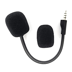 TNE 2 Pack Replacement Game Mic for Steelseries Arctis 1 Headphones Detachable Microphone Boom for Arctis 1 PS4 Pro PS5 Xbox One X Computer PC Gaming Headsets 3.5mm Jack Noise Cancelling