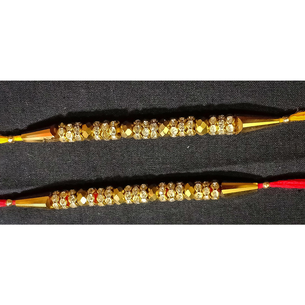Set of Two Rakhi Thread,Designer Rakhi, Raksha bandhan Gift for Your Brother,Rakhi for Brother,Rakhi Bracelet,Rakhabandhan Rakhi,Rakshabandhan Festival(Multi Color Thread)