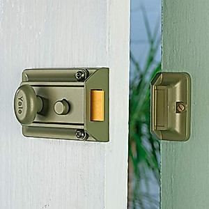 Yale P-77-ENB-PB-60 - Traditional Nightlatch - 60mm - Electro Nickel Brass Finish - Standard Security