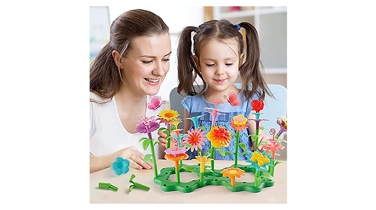 STEM Flower Garden Toys for Preschool Learning