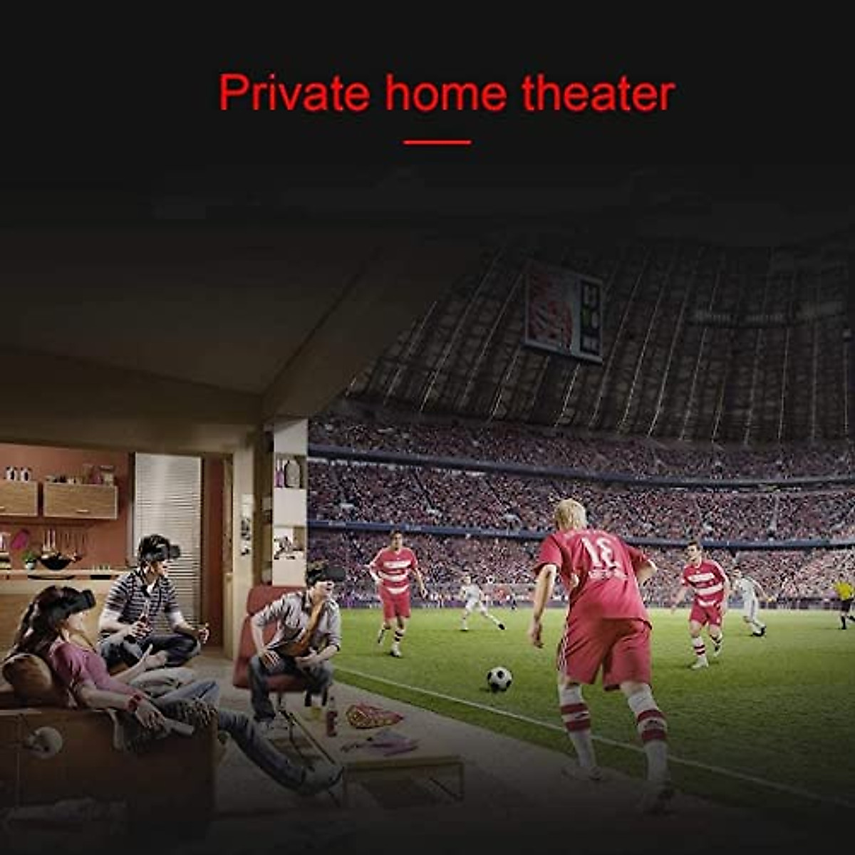 Fyue 3D Virtual Reality VR Headset, VR Glasses for Movies & Video Games IMAX, Universal Virtual Reality Goggles,Compatible for Android iOS iPhone 14 13 12 11 Pro Max Mini Samsung 4.7-6.5" Cellphone