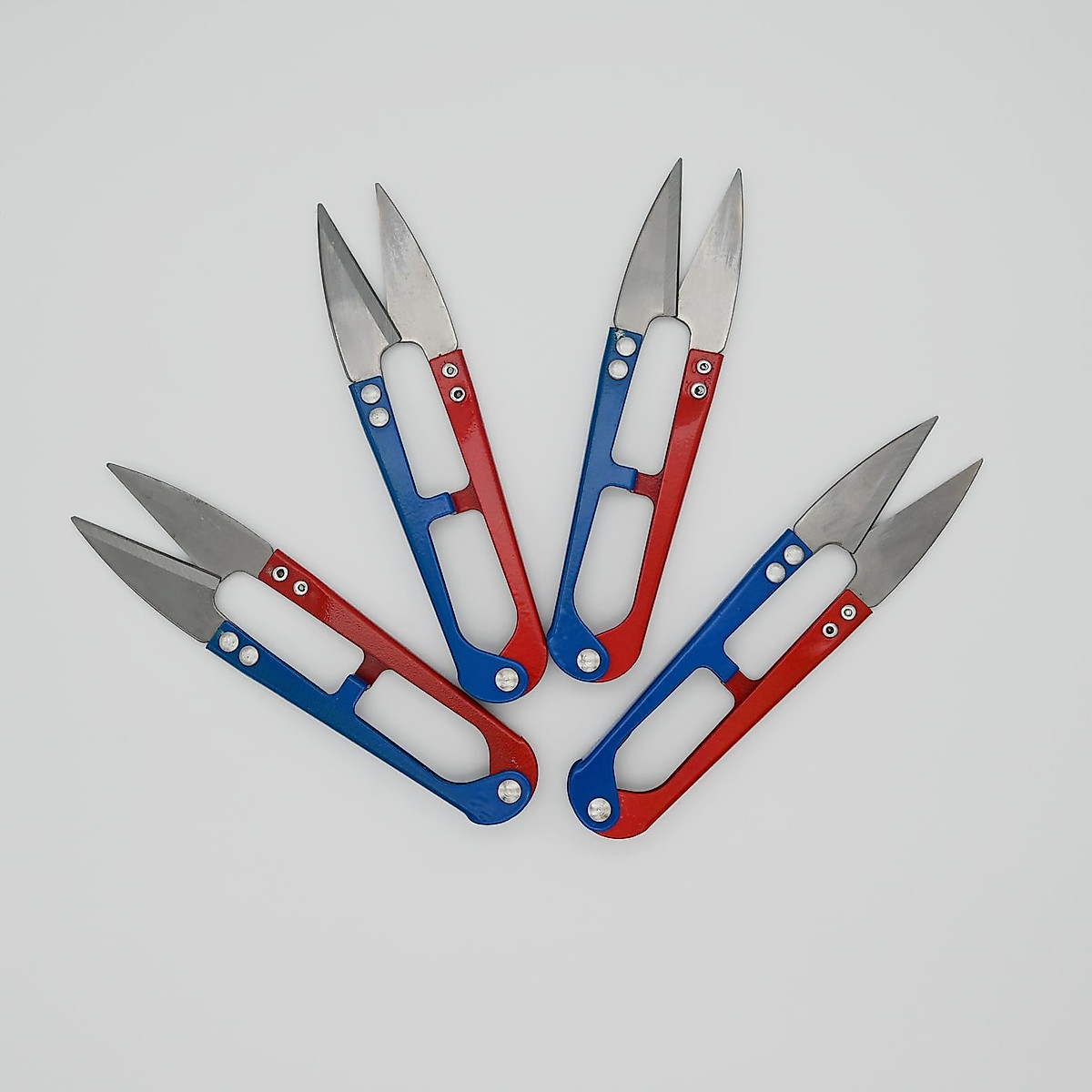 4pcs U-Shaped Scissors for Crafting, Sewing