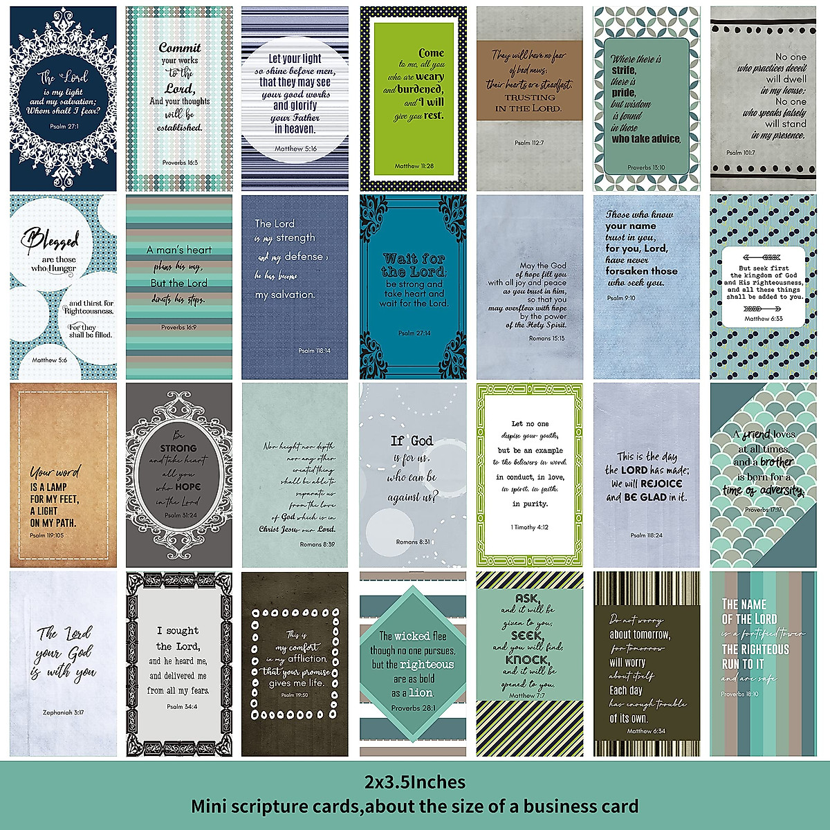 100 Prayer Cards for Women with Assorted Bible Verses, Mini Scripture Cards for Women’s Bible Studies, Inspirational Religious Christian Gifts for Women