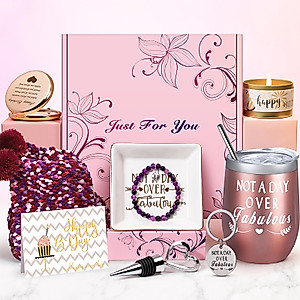 Gumry Birthday Gifts for Women, Fabulous Gift Basket Tumbler Relaxation Gifts for Women,Happy Birthday Gifts for Her Women Friends Sister Mom-Unique Gifts for Women Who Have Everything