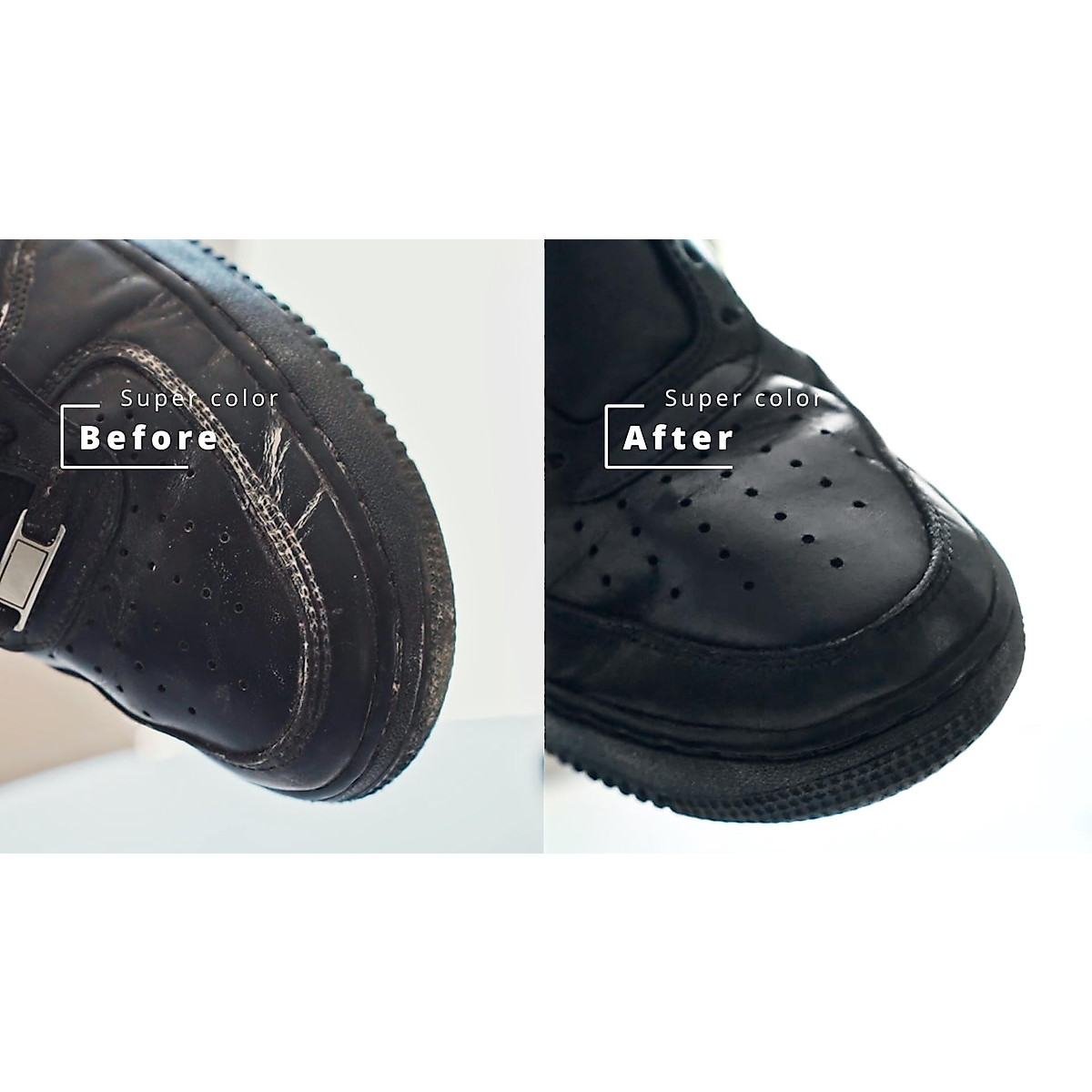 Dye Paint for Leather Shoes and Bags with Sponge and Brush, Kaps Super Color, 70 Colors (117 - Navy Blue)