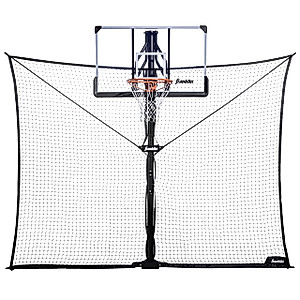 Franklin Sports Defender Net Pro – 10ft. x 8ft. Rebounder – Easily Fold and Quick Install – Defensive Net System, Black