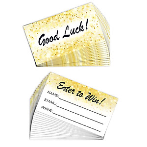 200 Pieces Raffle Tickets 3.5”x2” Entry Cards Contest,Raffles,Ballot Box,50/50,Auction,Great for Fund Raisers,Fairs,Carnivals,and More-with Space for Name, Email Address, and Phone Number Fields