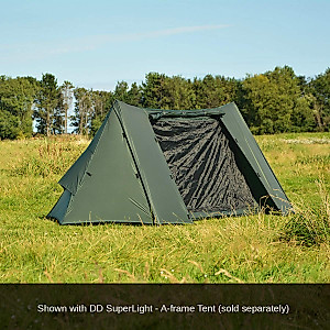 DD Hammocks - DD SuperLight A-Frame Mesh Tent: Ultralight 2 Person Insect Proof Tent, Compact and Portable Mosquito Net for Hiking Camping and Adventure Sports