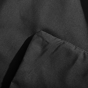 Evolive Ultra Soft Microfiber Body Pillow Cover/Pillowcases 21"x54" with Hidden Zipper Closure (21"x54" Body Pillow Cover, Black)