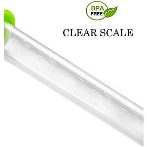 BELLARMOR 5ml Liquid Dropper Medicine Silicone Clear Plastic Eye Dropper No BPA Silicone and Plastic Pipettes for Kids, 12 Pack