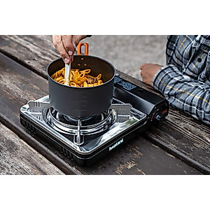 Iwatani Cassette Feu Butane VA-30 Camp Stove, one, Black